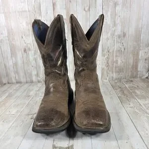 Shyanne | Shoes | Shyanne Womens Brown Leather American Flag Western ...